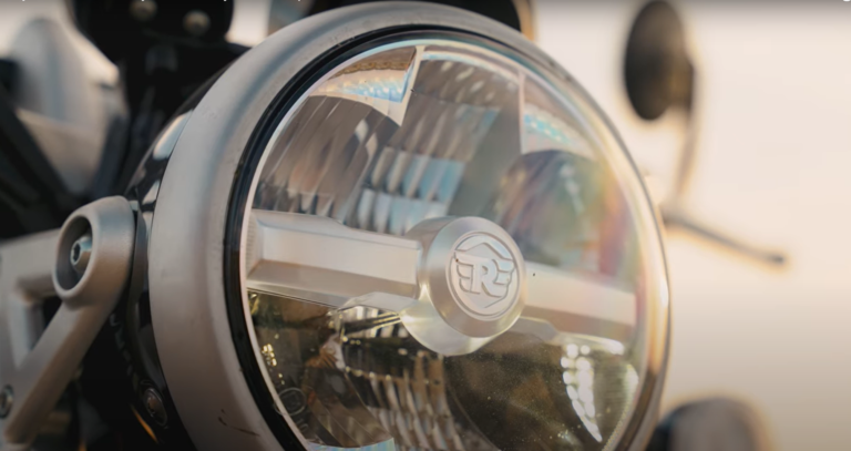 For the first time Royal Enfield has used full LED in the headlight ...